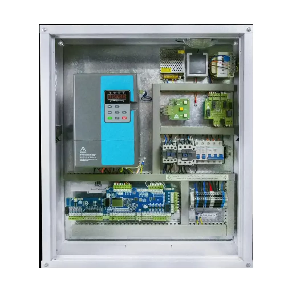 تابلو فرمان آسانسور 7/5 کیلو وات با درایو QMA 1000 – راویس کنترل پایتخت